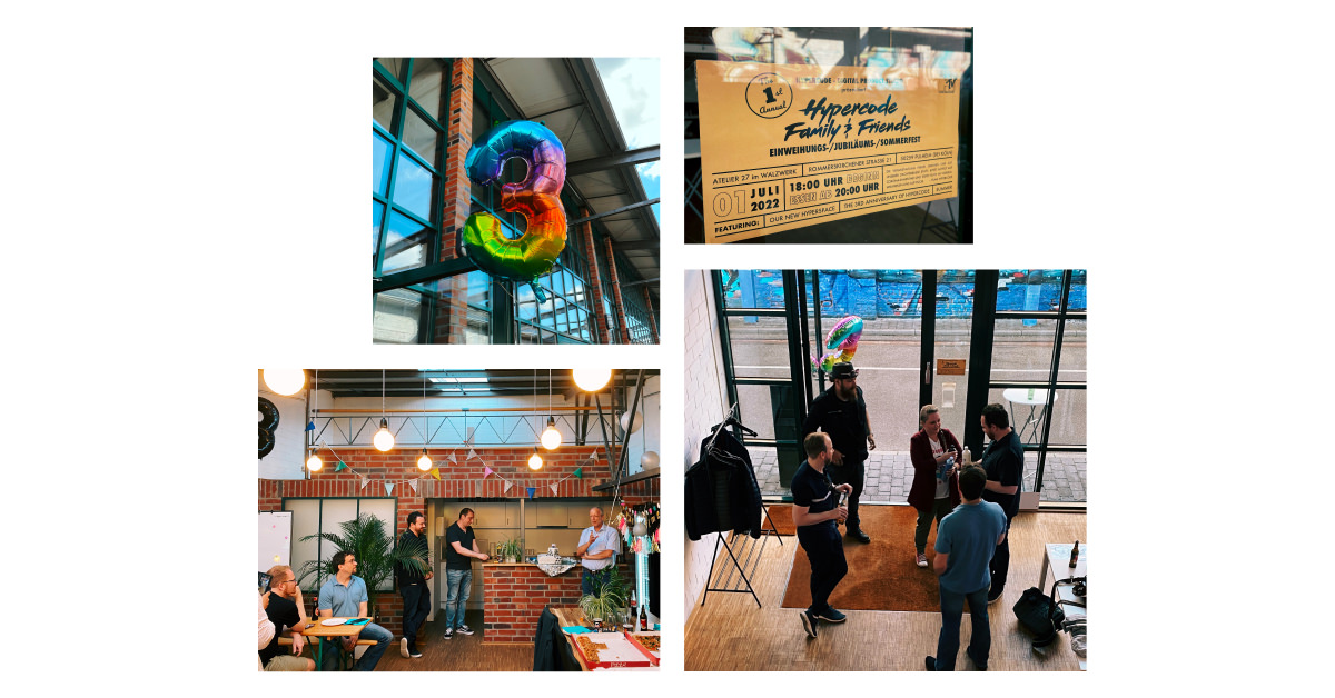 Hypercode | 3 Jahre Hypercode – Zeit zu feiern!